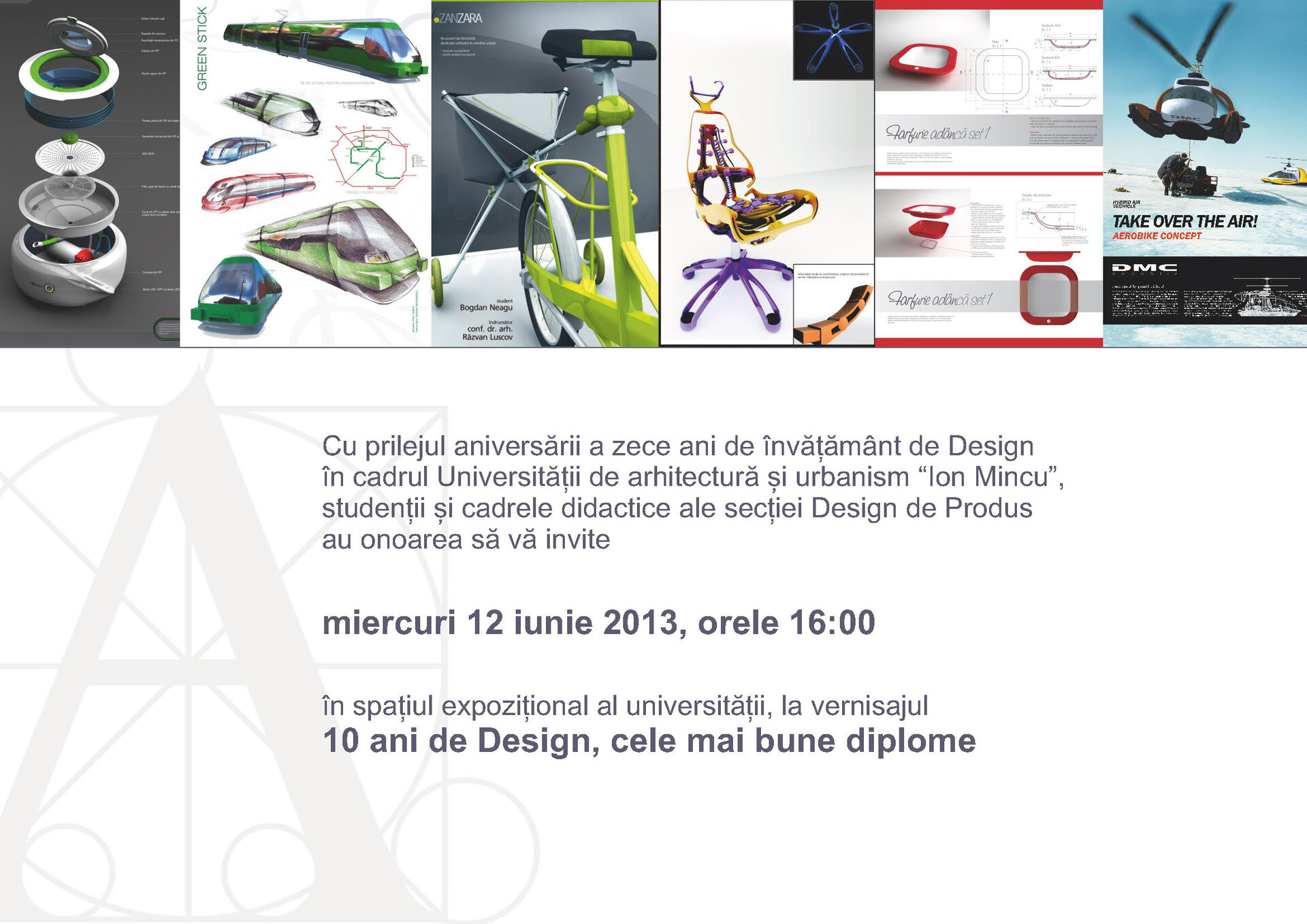 10 ani de Design, cele mai bune diplome